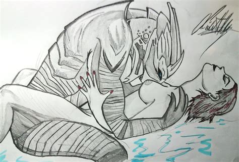 Rule 34 Commander Shepard Femshep Garrus Vakarian Interspecies Mass