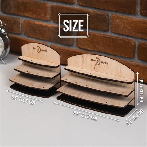 Tabletop Dart Holder Wooden Dart Casehandmade Dart Racktabletop Dart Organizerwooden Dart