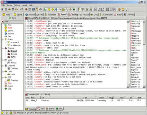 Mirc Keyboard Shortcuts ‒ Defkey