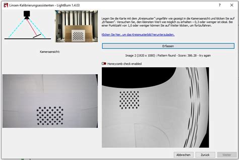 Capture Button In Camera Calibration Does Not Work Cameras LightBurn Software Forum