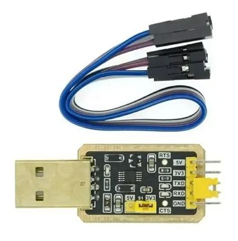 módulo ch340e conversor usb p ttl rs232 serial para esp 01 mercadolivre