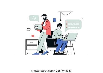 6 256 Programmer Outline Images Stock Photos Vectors Shutterstock