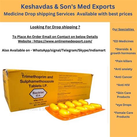 Bactrim Ds Tablet At Rs 2514box बैक्ट्रीम टैबलेट In Nagpur Id