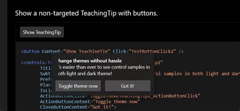Teachingtip Will Block Some Text Content On The Second Occurrence