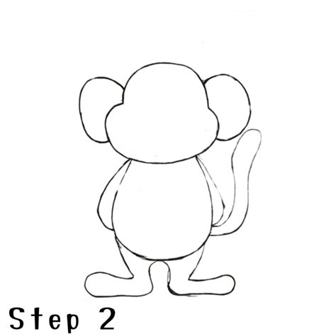 How To Draw A Monkey A Step By Step How To Mimi Panda