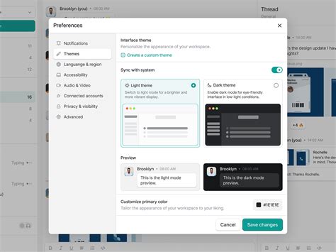preferences collaborative communication platform saas webapp web