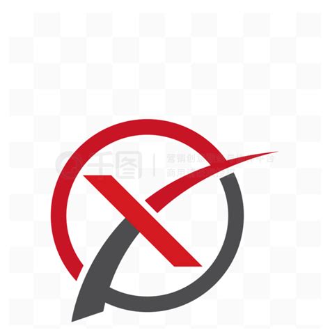 X免抠元素 X字母徽标模板矢量图标设计 模板免费下载 Eps格式 1500像素 编号37554571 千图网