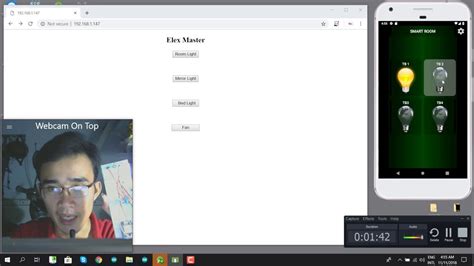 Webserver And App Android With Nodemcu Youtube
