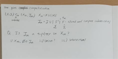 Solved I Want To Proof How This Is A Topology By 3
