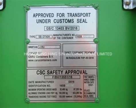 ISO Standard 40 FT Hdot Bulk Cargo Shipping Container For Sale Shipping Container And Container