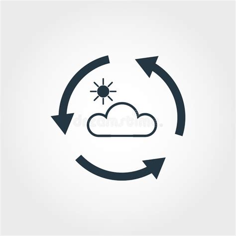 Recyclable Air Icon Monochrome Style Design From Icon Collection Ui Pixel Perfect Simple