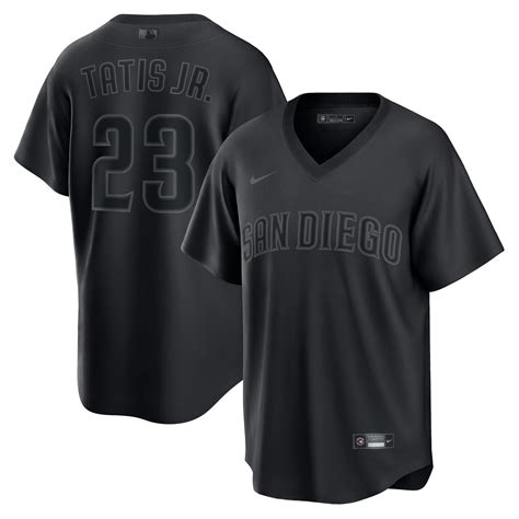 Fernando Tatis Jr San Diego Padres Black Pitch Jersey All Stitched