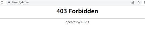 taro ui文档页面无法访问 · issue 1562 · jd opensource taro ui · github