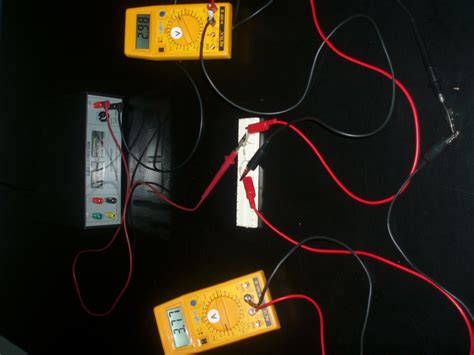 Set Up For Voltage And Current Measurements Download Scientific Diagram