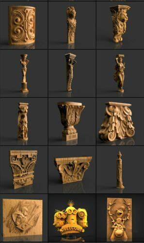 190gb 27003d Stl Models Kit For Cnc Routerengraver Ready To Use