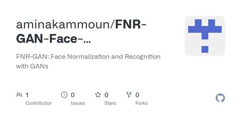 Github Aminakammounfnr Gan Face Normalization And Recognition With