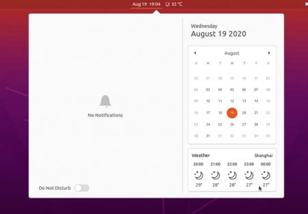 Display Current Weather In Clock Menu In Ubuntu Ubuntuhandbook