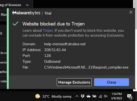 Website Blocked Due To Trojan 2 3 Times Per Minute R Malwarebytes