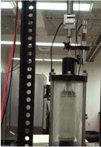 smooth steel and glass resilient modulus test apparatus for material