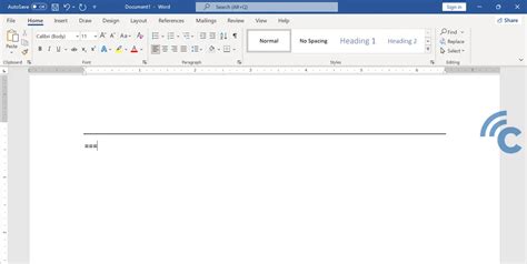 Cara Membuat Garis Di Microsoft Word
