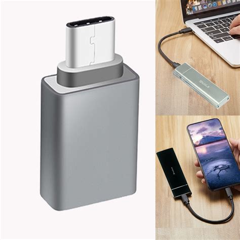 ShuoLe USB Type C OTG Adapter USB C To USB 3 0 HDD Case Connect Type C Port Shopee Philippines