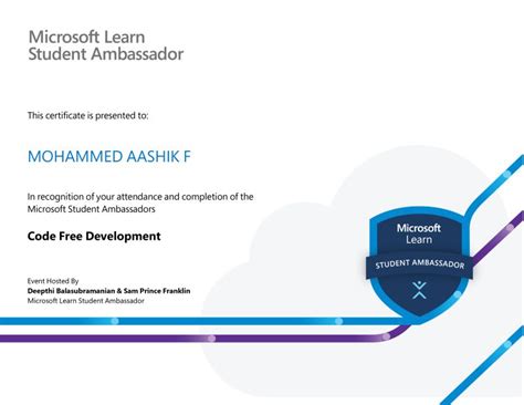 mohammed aashik f on linkedin had great knowledge at the microsoft