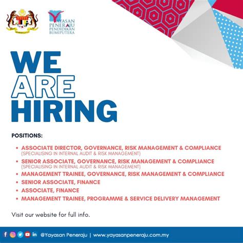 Yayasan Peneraju On Linkedin Yayasanpenerajushares Yayasanpenerajurocks Vacancy