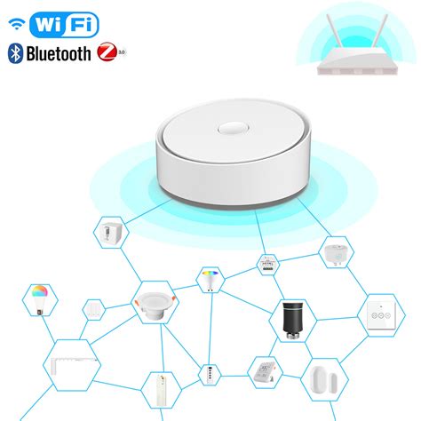 Newest Multi Mode Smart Home Gateway Zigbee Wifi Bluetooth Mesh Hub Wireless Zigbee And