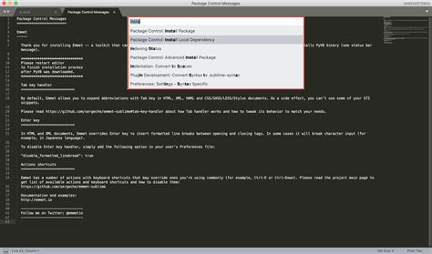 Mac Sublime Text3 安装插件 Detanx墨鼬漓 博客园