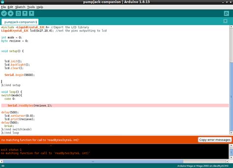 Error Setting Up Serial Communication Programming Arduino Forum