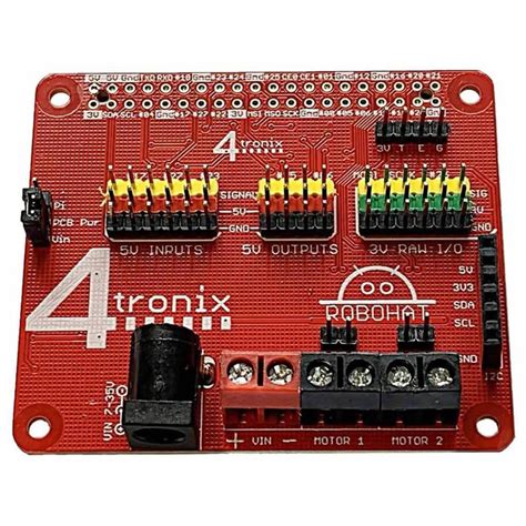robohat2 robot controller for raspberry pi the pi hut