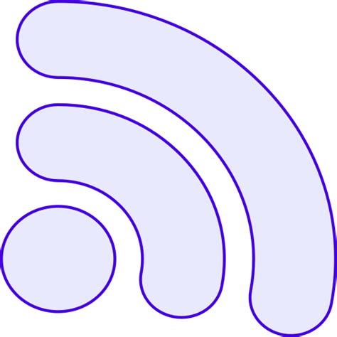 Wifi Generic Thin Outline Color Icon