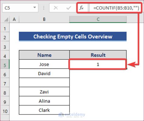 How To Check If Cell Is Empty In Excel Methods ExcelDemy