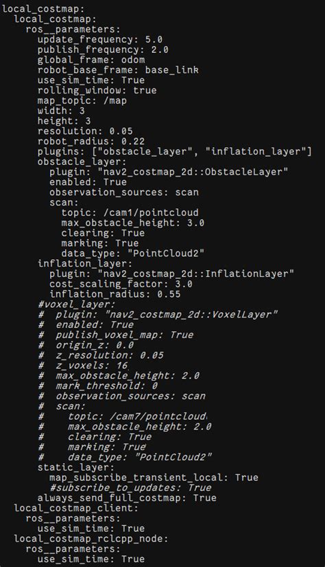 Pointcloud Nav2 Local Cost Map Update With Pointcloud2 Topic Doesnt Happen Robotics Stack