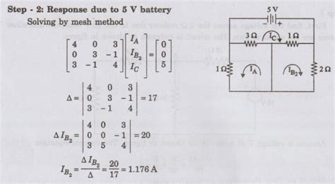 Superposition Theorem Statement Proof Circuit Diagram Formula