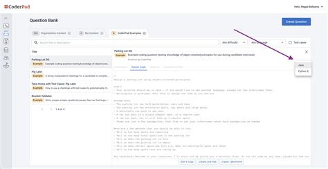 How To Use Example Questions Coderpad