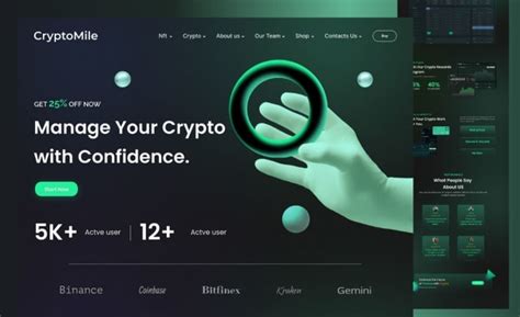 build crypto landing page nft website dapp meme coin reward