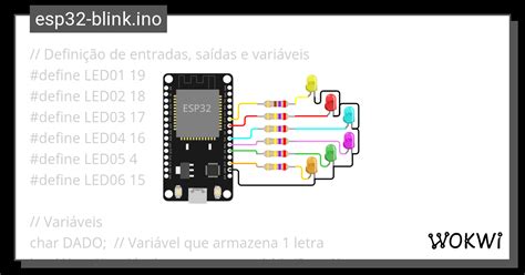 Aula Serial Variavel X Wokwi ESP STM Arduino Simulator