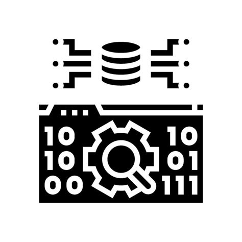 Data Validation Database Glyph Icon Vector Illustration 32517413 Vector