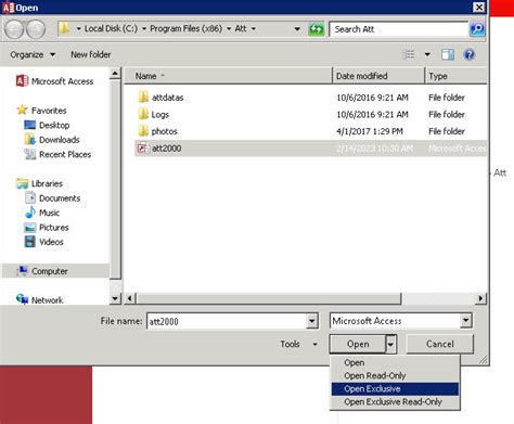 Ms Office Access Database Opens As Read Only Stack Overflow
