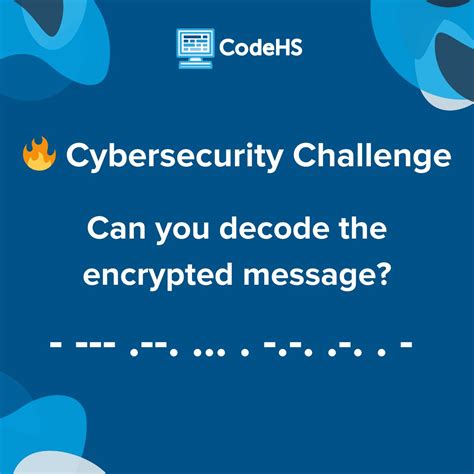 Codehs On Linkedin 🔥 Cybersecurity Challenge Can You Decode The