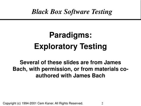 Ppt Black Box Software Testing Professional Seminar Powerpoint Presentation Id316497
