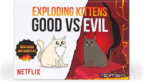 Exploding Kittens Good Vs Evil Netflix Game Tates Toys Australia The Best Toys At Great Prices