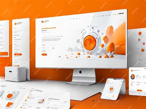 premium photo modern user interface design template mockups ui ux