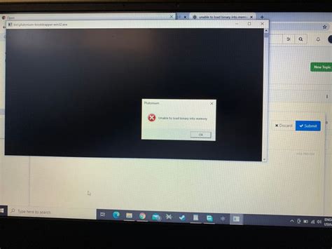 Unable To Load Binary Into Memory Plutonium