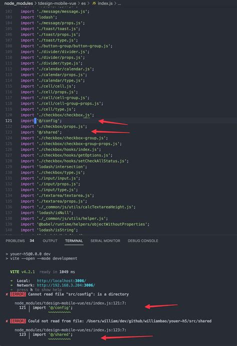 编译出错误 · issue 575 · tencent tdesign mobile vue · github