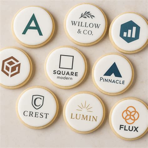 Custom Logo Cookies For Corporate Events Elite Logo Cookies