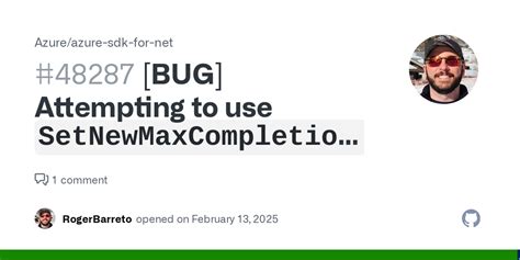 [bug] attempting to use `setnewmaxcompletiontokenspropertyenabled` in a