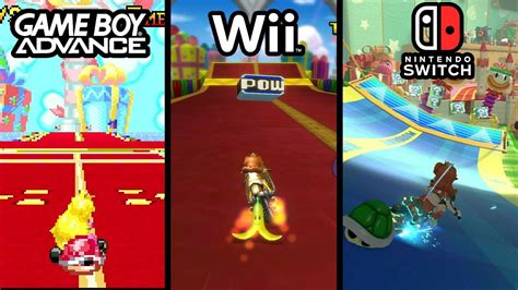 Ribbon Road Mario Kart Super Circuit Gba Vs Mario Kart Wii Vs Ribbon Road Mario Kart Super Circuit Gba Vs Mario Kart Wii Vs