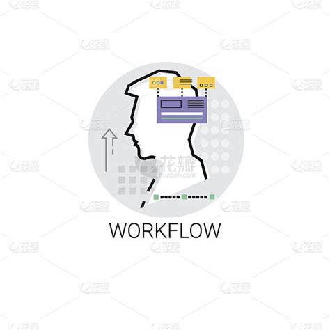 工作流业务流程协作图标
